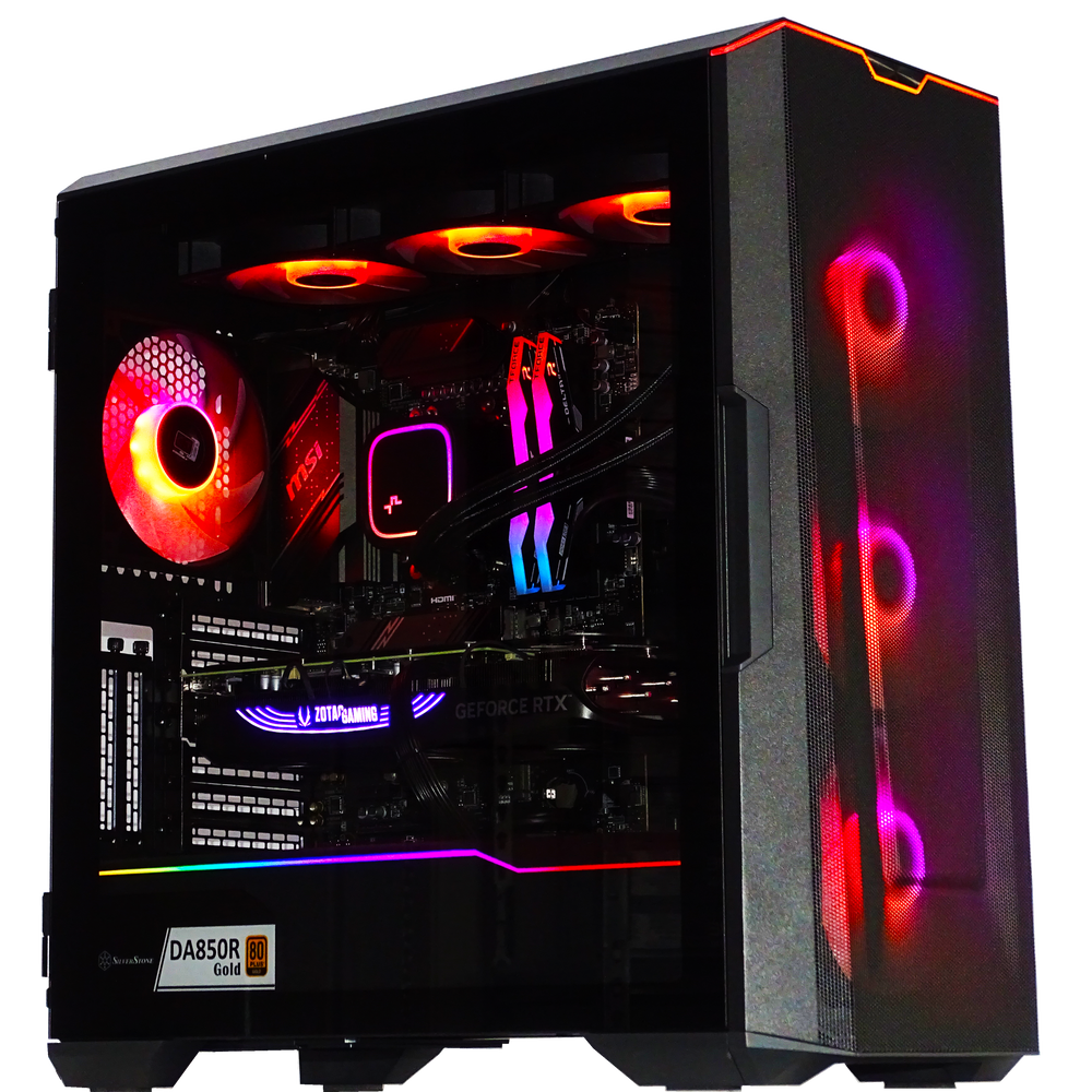 SUPERNOVA Gaming PC - RTX 5070Ti + Ryzen 9800X3D + 32GB DDR5 + 2TB NVM