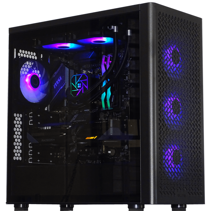 DRAGON Gaming PC - RX 9070 + Ryzen 9700X + 32GB DDR5 + 2TB NVMe