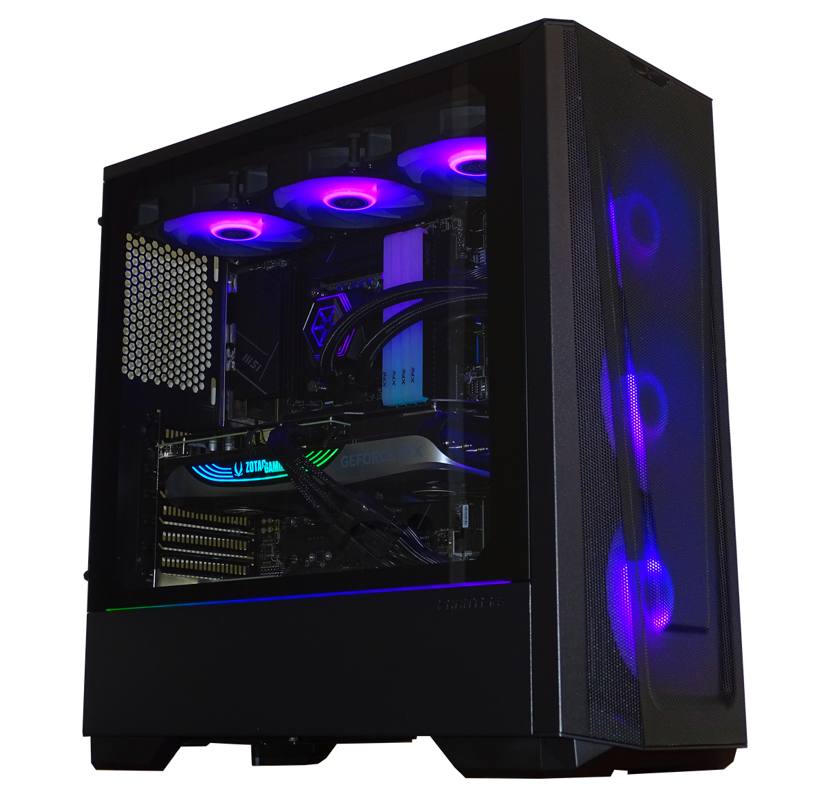 KNIGHT Gaming PC - RTX 4070Ti + i7 14700KF + 64GB DDR5 + 2TB NVMe + 2T