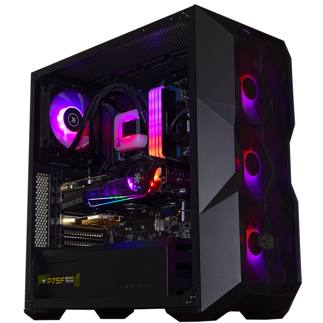 SPECTRE Gaming PC - RTX 3060Ti + i7 12700K + 32GB DDR5 + 1TB NVMe + 2T ...