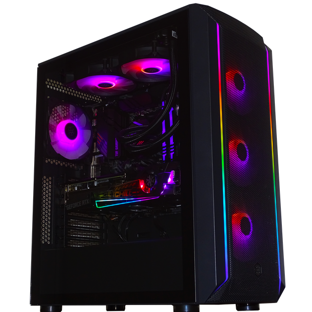 DRAGON Gaming PC - RTX 4070Ti + Ryzen 5700X + 32GB DDR4 + 1TB NVMe + 2 ...