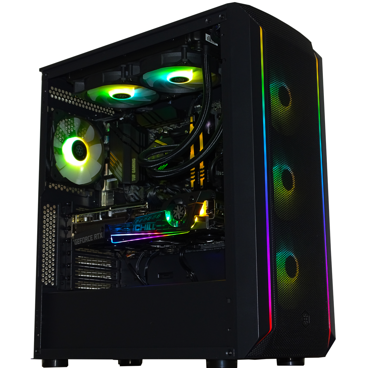 DRAGON Gaming PC - RTX 4070Ti + Ryzen 5700X3D + 32GB DDR4 + 1TB NVMe