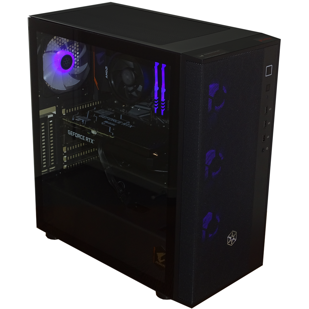 NINJA Gaming PC - RTX 4060 + Ryzen 5500 + 16GB DDR4 + 1TB NVMe + 1TB H