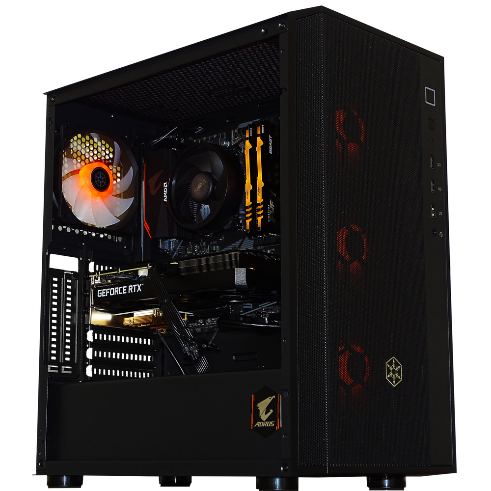 NINJA Gaming PC - RTX 4060 + Ryzen 5500 + 16GB DDR4 + 1TB NVMe + 1TB H