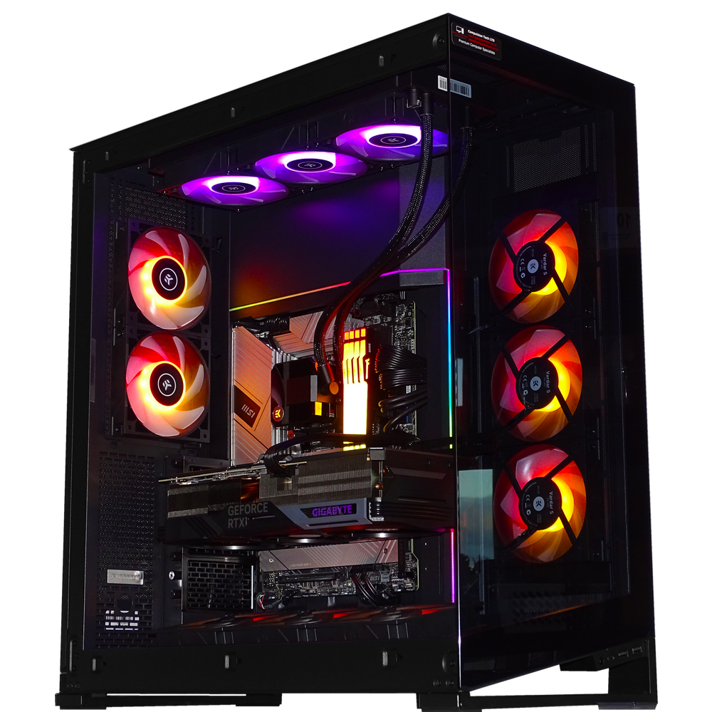 QUANTUM Gaming PC - RTX 5090 + Ryzen 9950X3D + 96GB DDR5 + 4TB NVMe