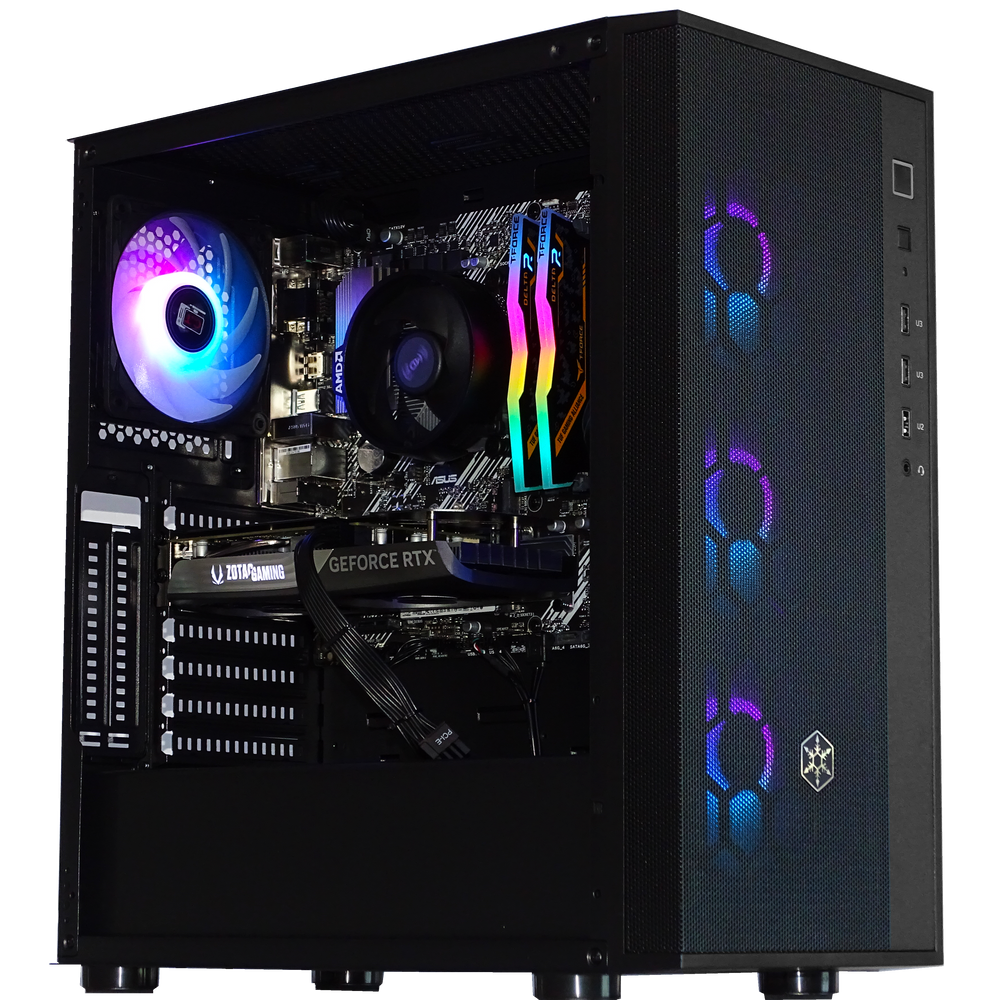 NINJA Gaming PC - RTX 4060 + Ryzen 5600X + 16GB DDR4 + 2TB NVMe