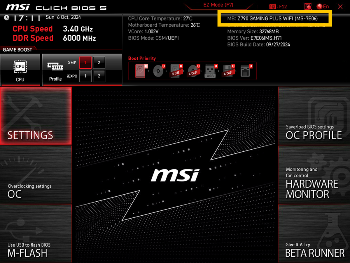 MSI BIOS Update & Tweaking Guide